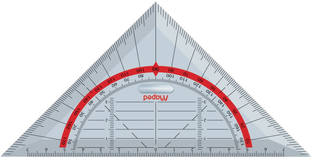 équerre rapporteur 4 en 1 - La LIB' web orders