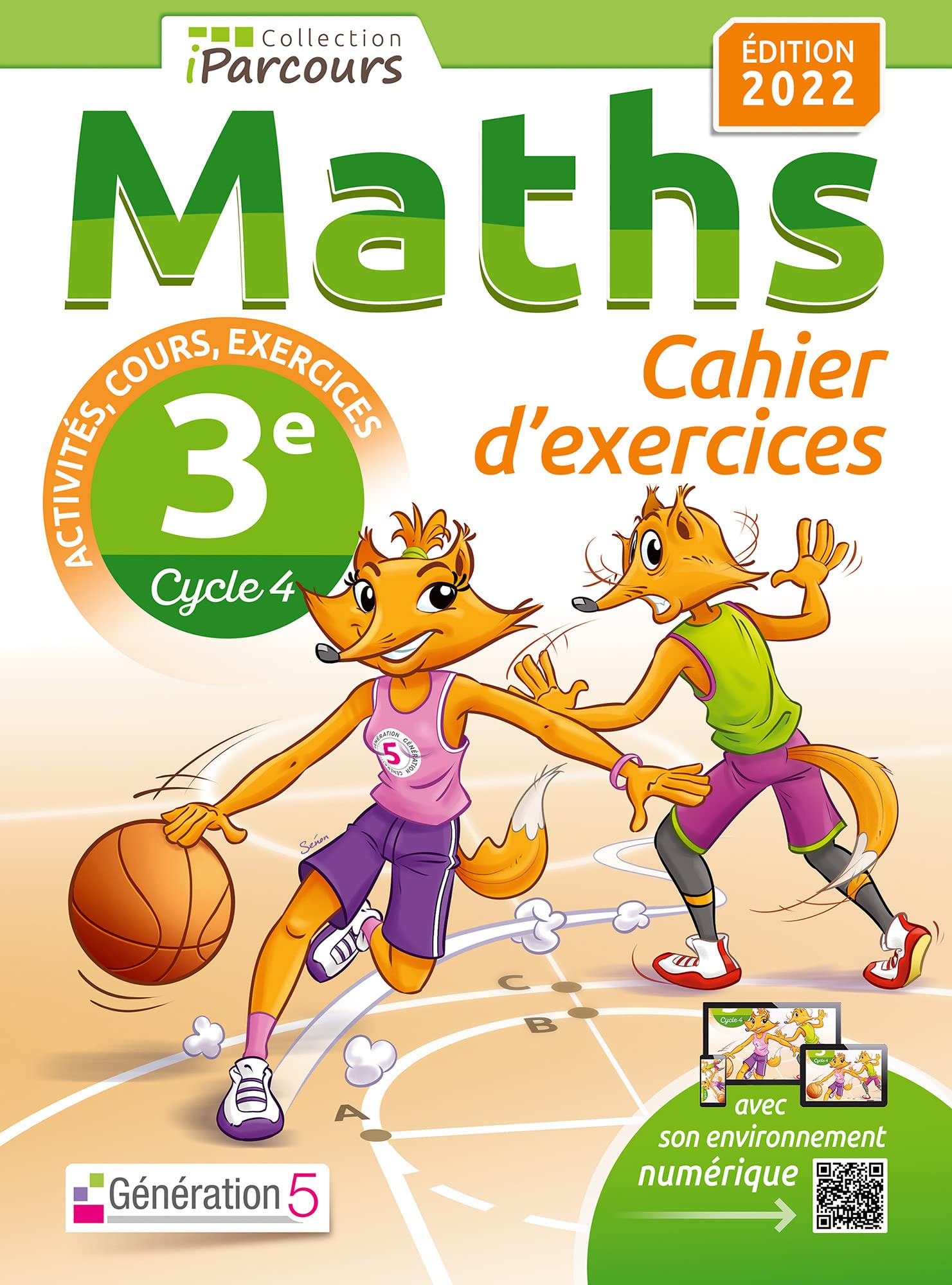 Maths Cahier d'exercices 3eme - iParcours - La LIB'